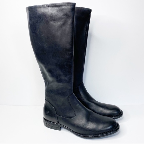 Born | Shoes | Born Womens North Black Leather Riding Boots | Poshmark